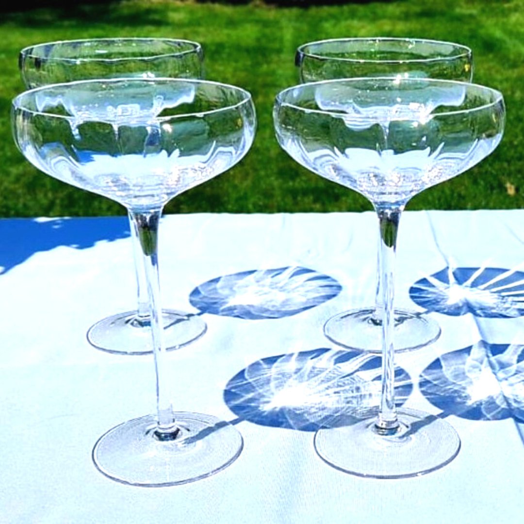 Rounded Coupe Glasses | Sister.ly Drinkware